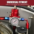 Top10 Racing Universal Adjustable EFI Fuel Pressure Regulator Kit, AN6 ...
