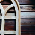 Farmhouse Wooden Wall Window Arch - The Paradise Fields Large Wood ...
