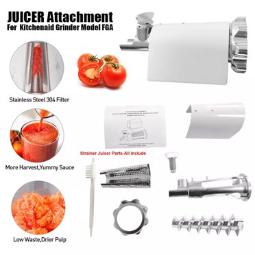 KitchenAid Stand Mixer Fresh Prep 3-in-1 Slicer/Shredder Attachment ...