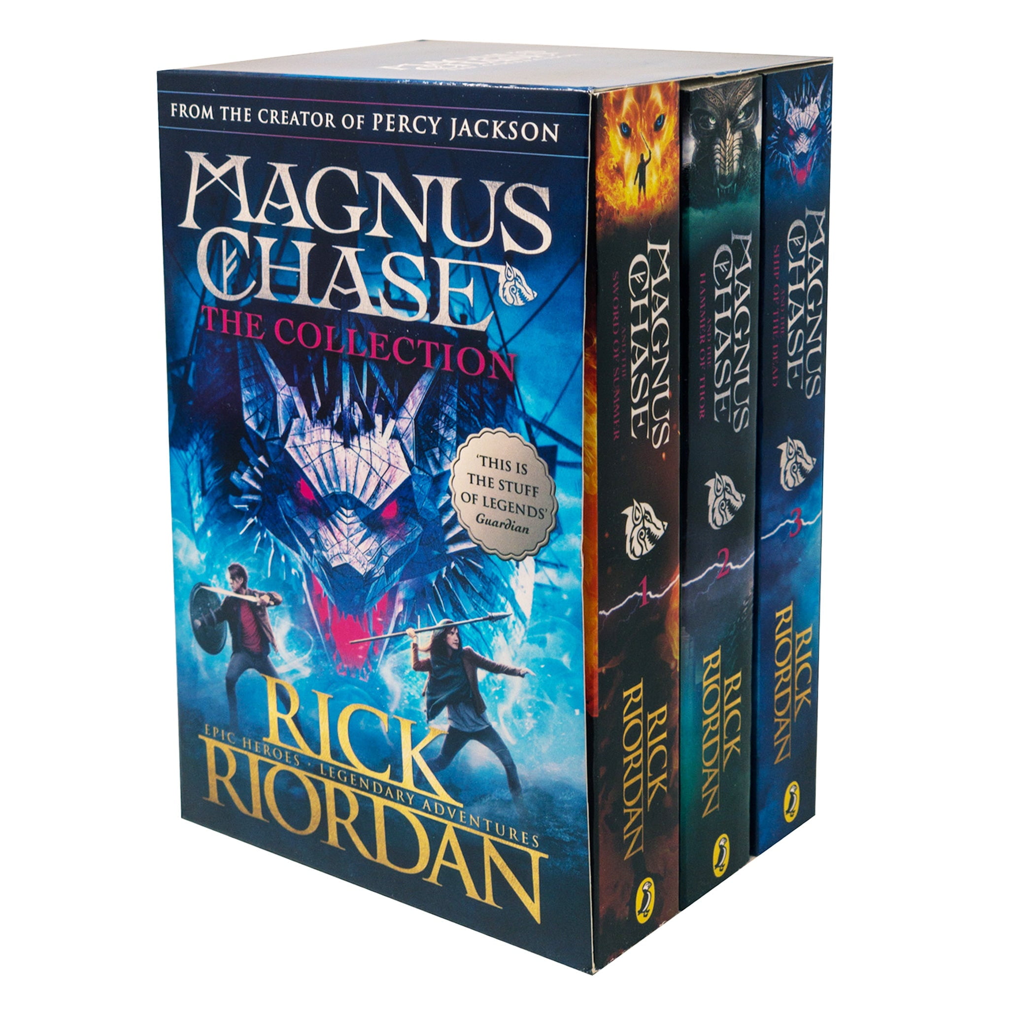 Magnus Chase and the Gods of Asgard 3 Books Collection Box Set by Rick ...