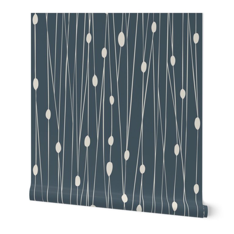 Gray Polka Dot Wallpaper