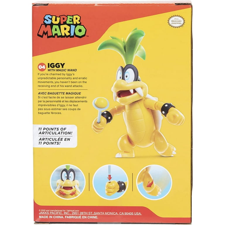 Iggy Koopa Figure Mario & Iggy 2 Pack World Of Nintendo Figure
