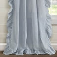 Lush Decor Farmhouse Reyna Ruffle Window Curtain Panels Neutral 54x84 ...
