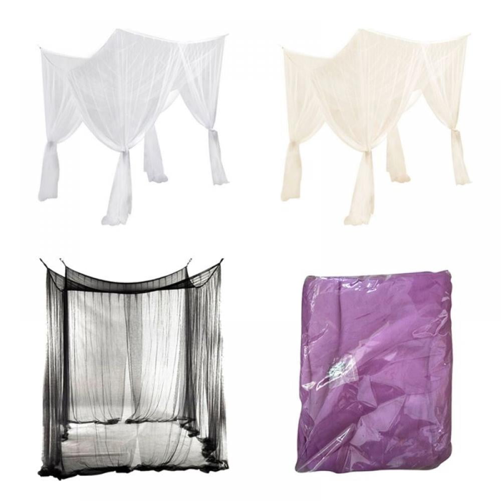 Elegant Lace Mosquito Net Bed Queen Size Fly Insect Protection Home ...