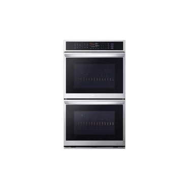 5 cu. ft. Stainless-Steel Premium Convection Double-Unit Wall Oven, KM ...