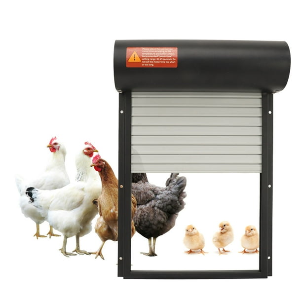 Automatic Chicken Coop Door, Solar Powered Chicken Door With Timer ...