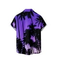Mens Hawaiian Shirt Short Sleeve Regular Fit Floral Shirts Casual