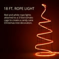 18 ft. LED Warm White Rope Light Kit, 216 Lights, Connectable Ready-to ...