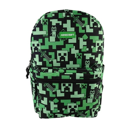 Minecraft Creeper Logo Kids Backpack - Walmart.ca