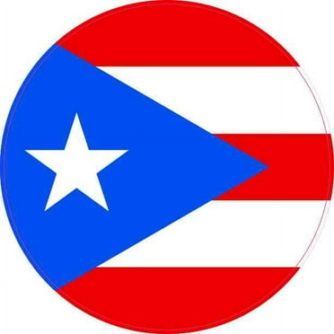 Puerto Rico Flag Sticker (Pack of 2) Puerto Rican Coqui Flag Vinyl Decal - Walmart.com
