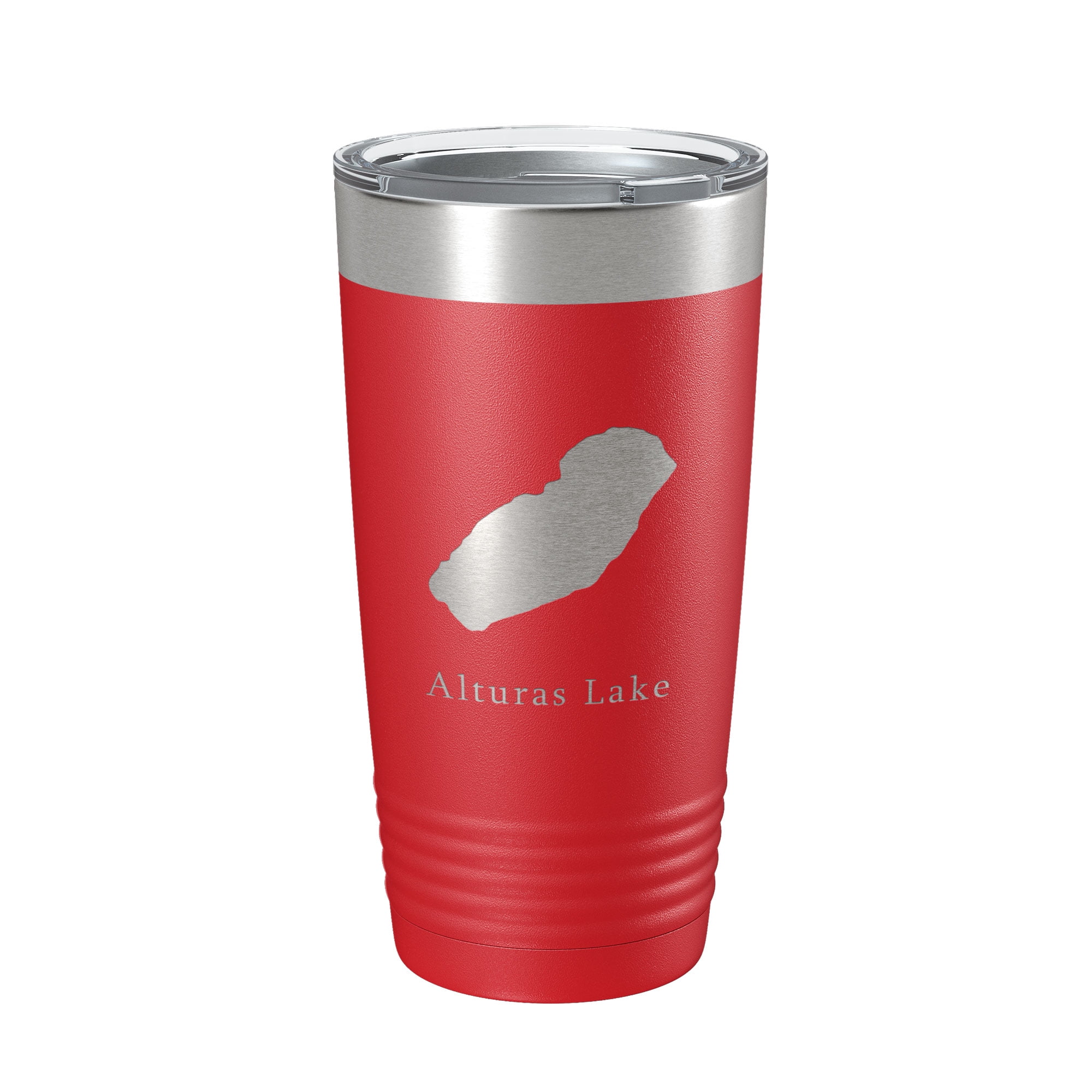 Alturas Lake Map Tumbler Travel Mug Insulated Laser Engraved Coffee Cup ...