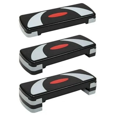 Costway 43'' Aerobic Stepper Step Cardio Fitness Exercise Adjust 4''-6 ...