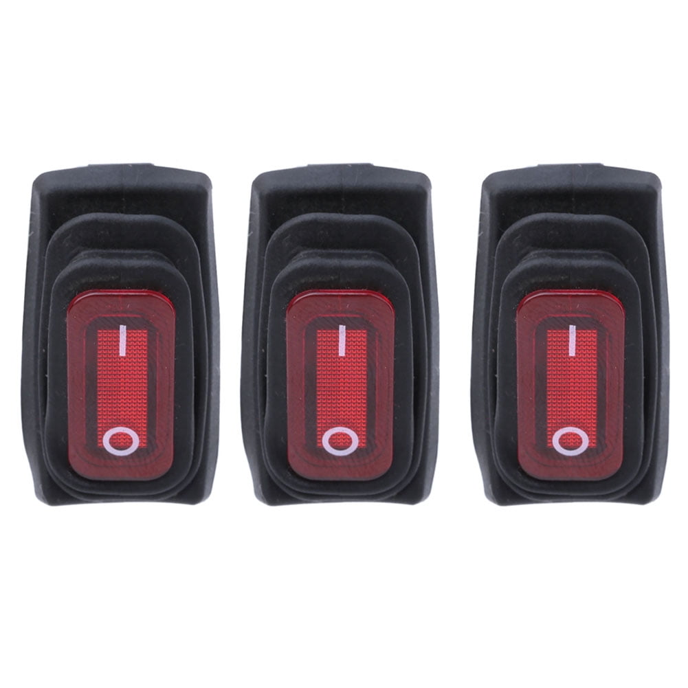 3 Pcs Light Switch Water Proof Lamp 3 Pin Ship Type ON/OFF 250VAC ...