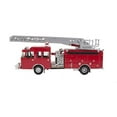 Walthers HO Scale Heavy-Duty Fire Department Ladder Truck Red Emergency ...
