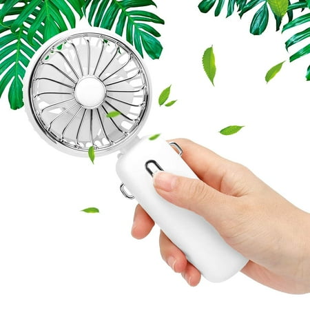 Handheld Fan, Spiral Four?Leaf, Spiral Fan Blade Design, Built-in ...