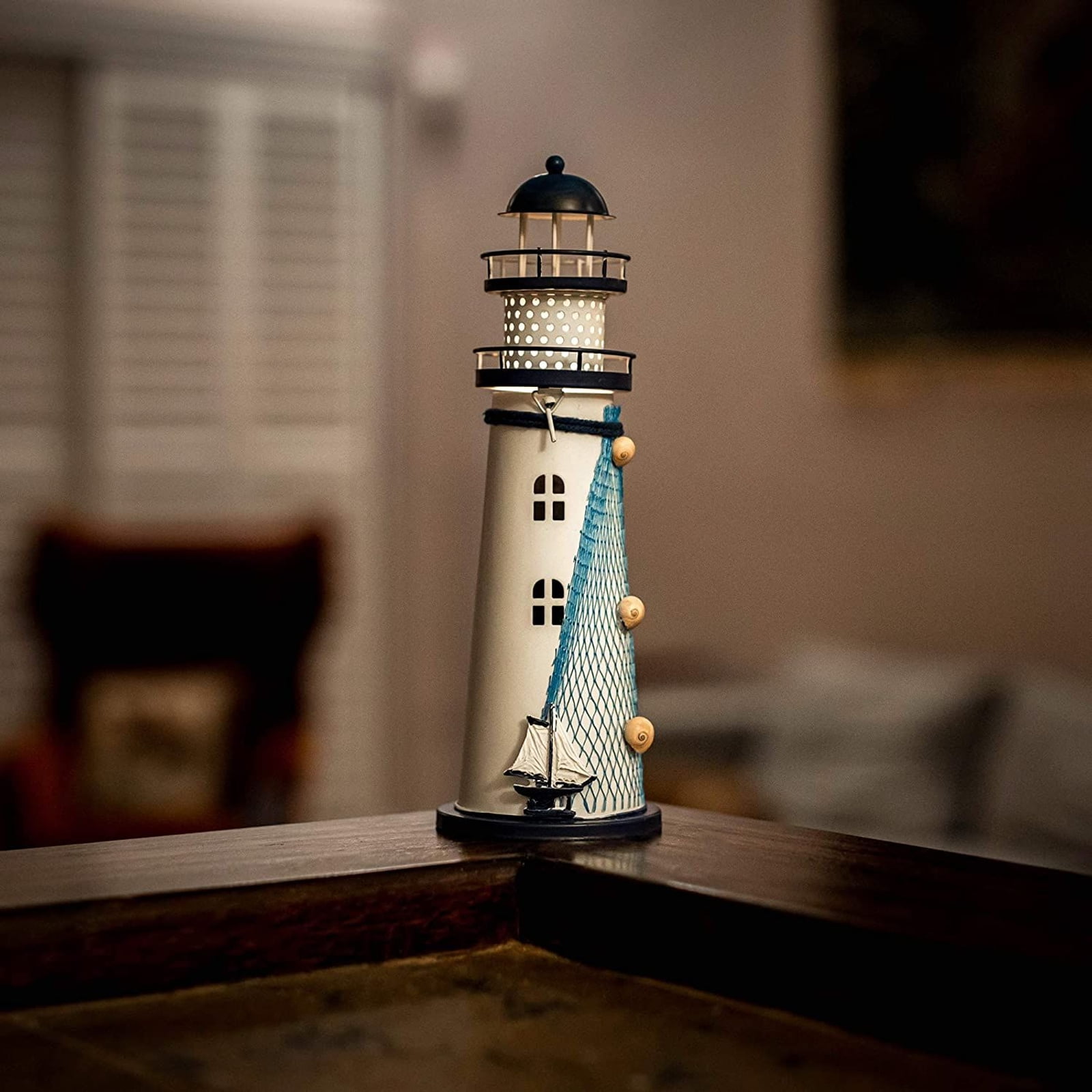 Metal Lighthouse Decor with Candle Holder – Beauty Suppliers – Online ...