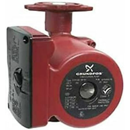Grundfos 95906630, Model UPS 26-150F Super Brute 3-Speed, Cast Iron Circulator Pump 115v, 1/3 HP ...