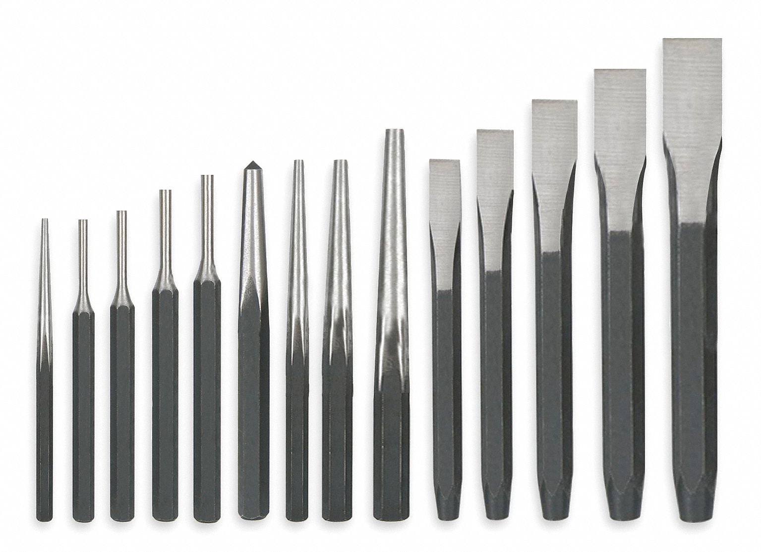 Westward Punch and Chisel Set,14 Pc 2AJB2 - Walmart.com