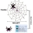 Lapalife Halloween Lights Spider Web Net Light LED Halloween Wall Light ...