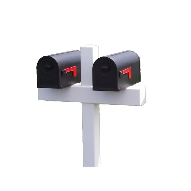 Vinyl-Double Mailbox Post - Walmart.com