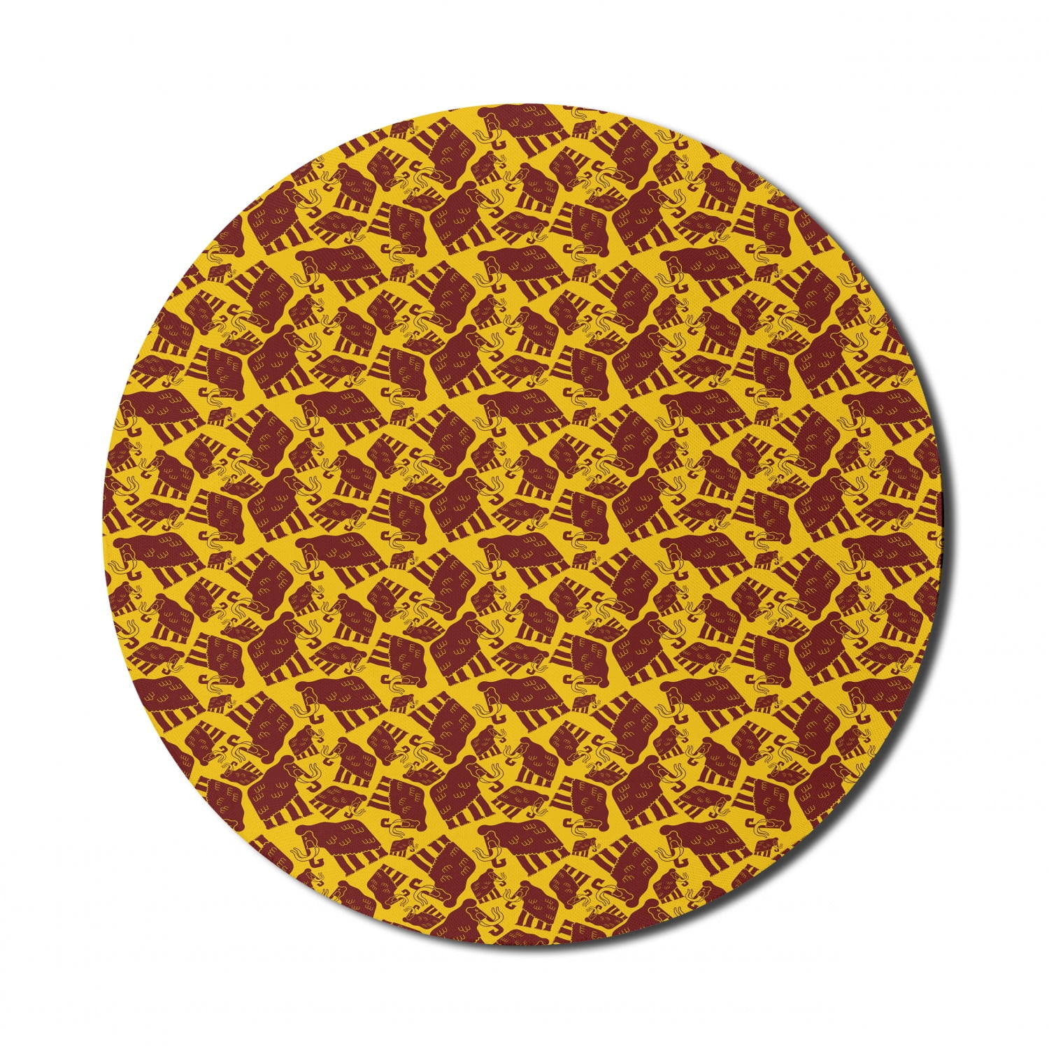 Animal Mouse Pad for Computers, Prehistoric Creature Pattern with Giant ...