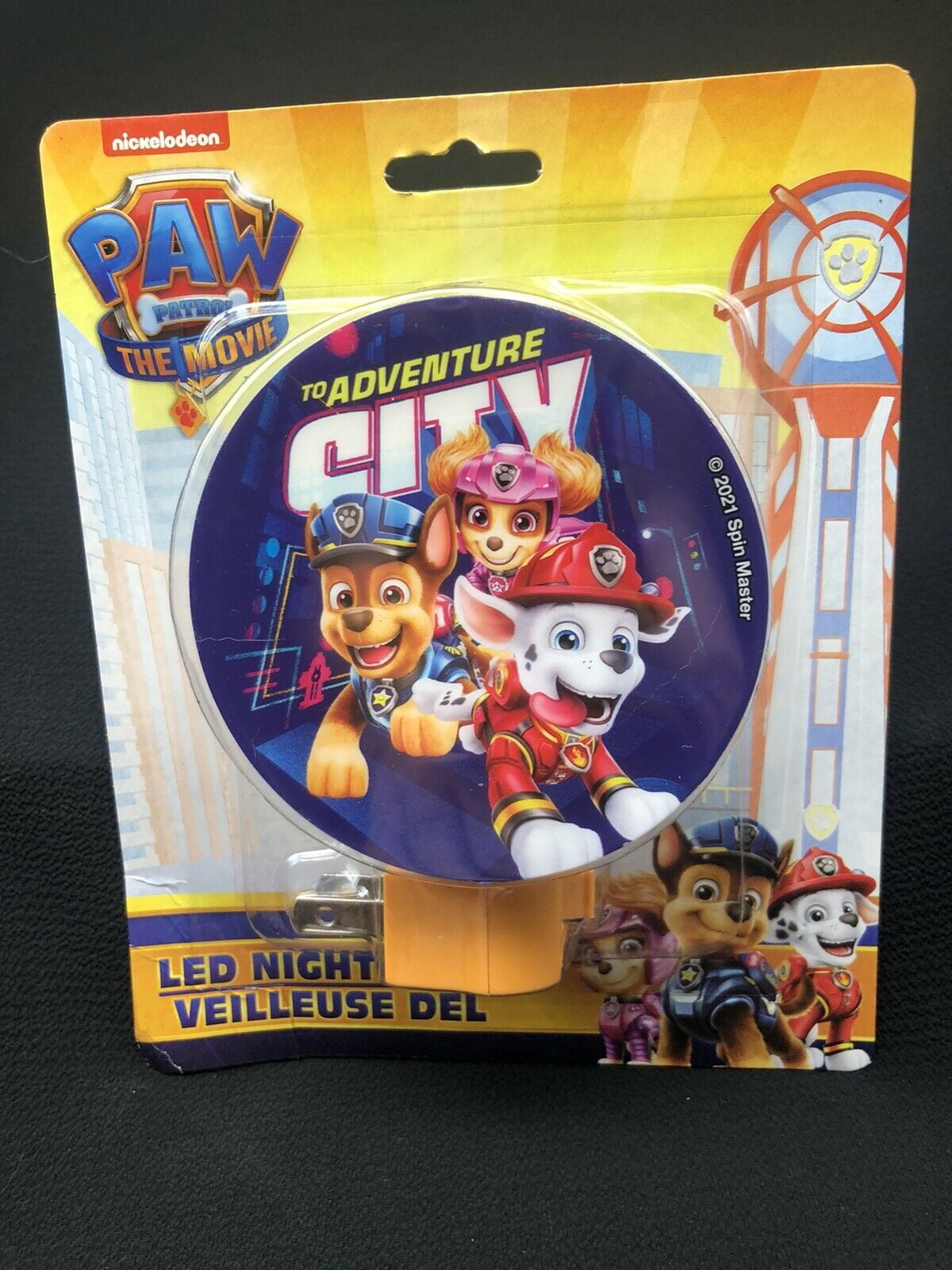 Paw Patrol Movie LED Nightlight To Adventure City Nickelodeon - Walmart.com