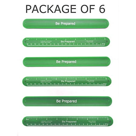 Girl Scout Be Prepared Slap Band Ruler: Pack of 6 - Great item for ...