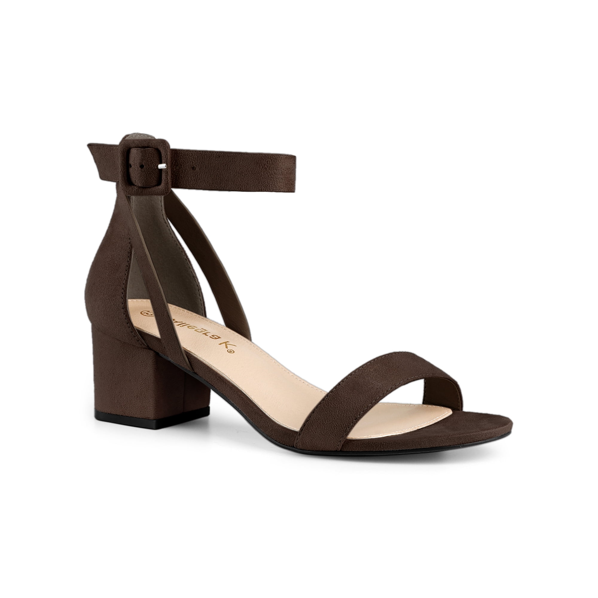 Click here for Blissful Step Womens Ankle Buckle Strap Chunky Hee... prices