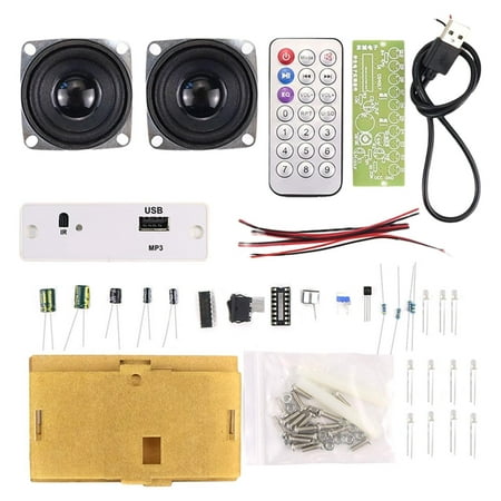 Redempat DIY Bluetooth Speaker Kit Stereo Sound Practice Solder ...