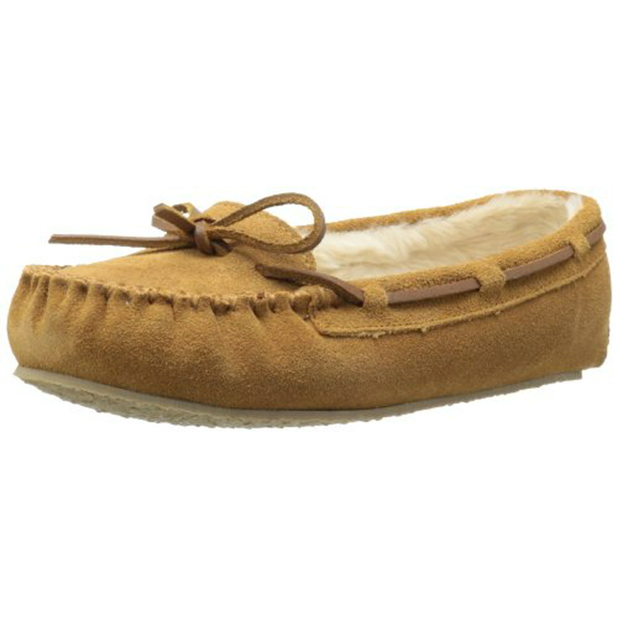 Click here for Minnetonka Womens Cally Moccasin Slipper (Cinnamon... prices