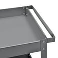 Global Industrial Steel Stock Cart, 2 Deep Trays, 500 lbs, 36x24 in, Mobile - Walmart.com
