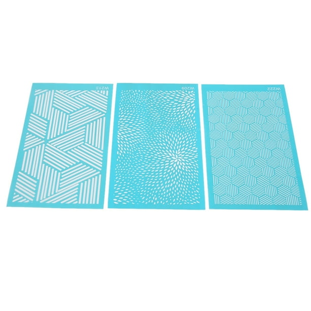 Silk Screen Stencils,3pcs Silk Screen Stencils Silk Screensfor Polymer ...