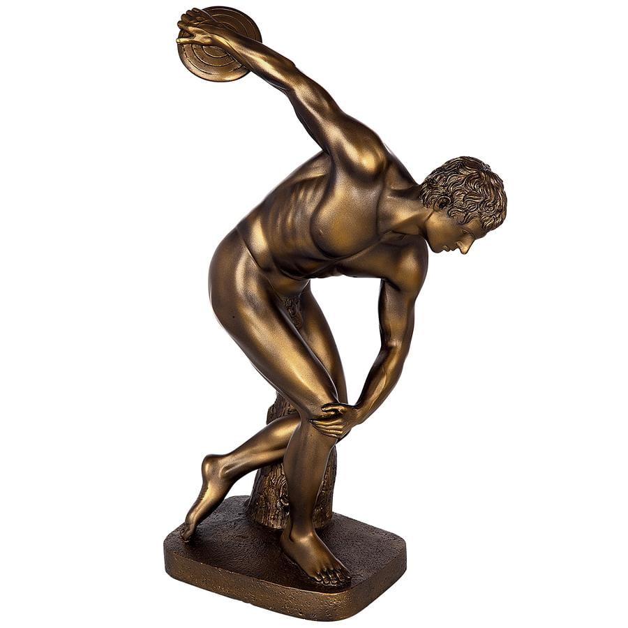 Design Toscano Discobolos the Discus Thrower Classical Statue: Bronze ...