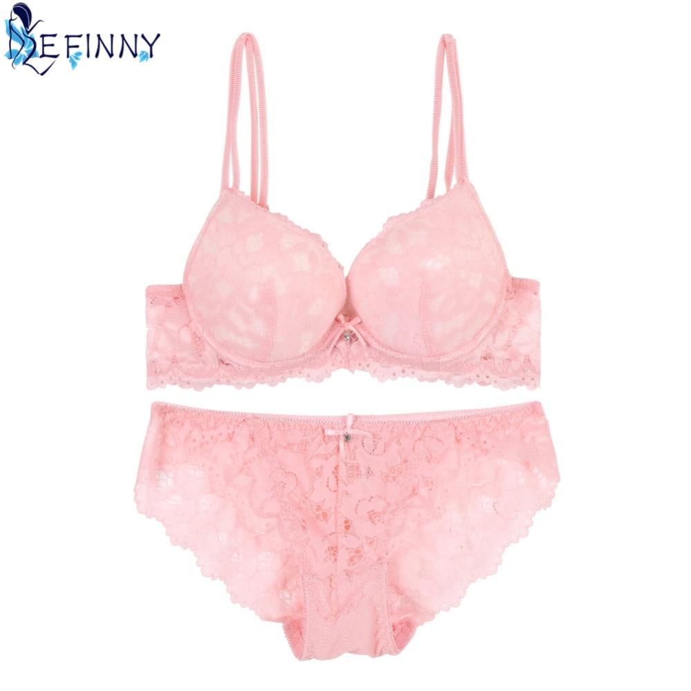 Deepwonder Timeless Classic Floral Embroidery Lace Bra Underwear Women