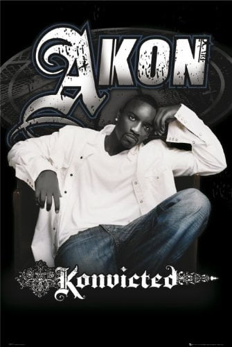 Akon Poster Konvicted New 24x36 - Walmart.com