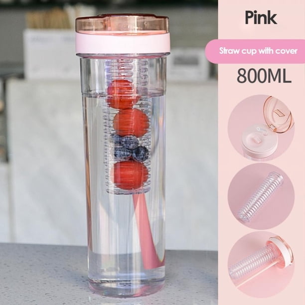 Drinking Cup With Lids And Straws,27Oz/800ml Smoothie Cups, Iced Coffee ...