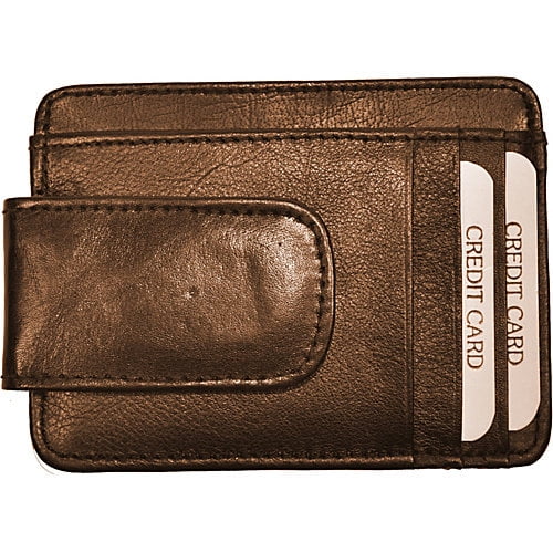 Calf Men's Money Clip with Outside ID Window (RFID) - Walmart.com