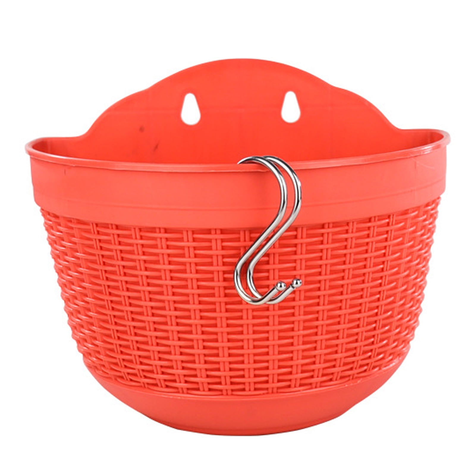 HES Plant Hanging Basket Wall-mounted Semi-circular Shape Resin ...