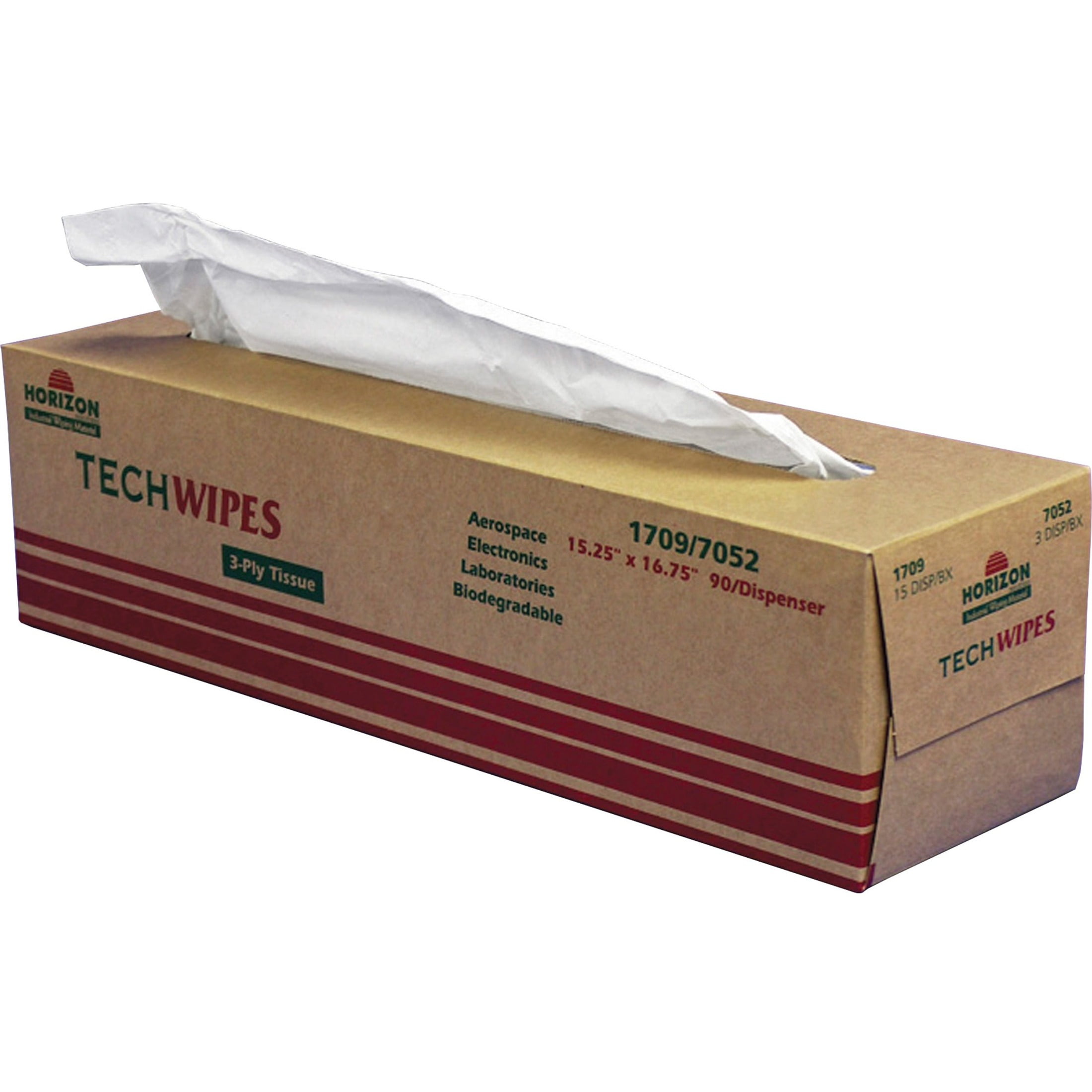 SKILCRAFT, NSN9651709, TechWipes 3-ply Electronics Tissue, 1350 ...