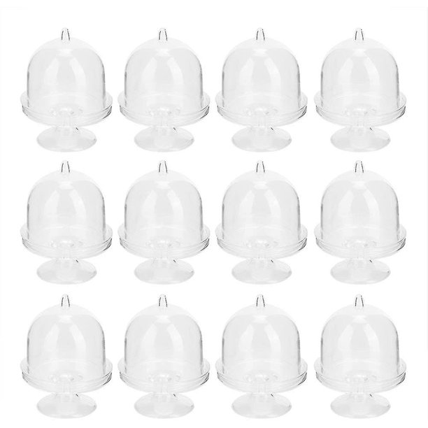 12pcs Candy Boxes With Lid Base Structure Design Transparent Tray ...