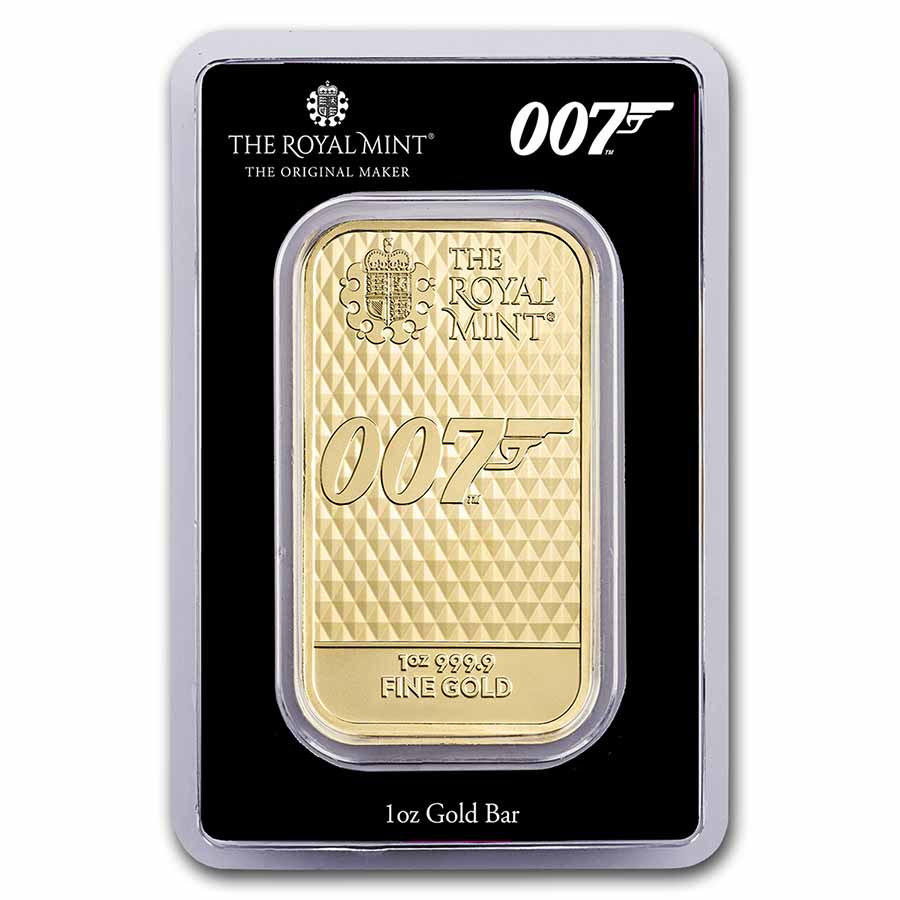 GB 1 oz Gold Bar: James Bond, Diamonds Are Forever (in TEP) - Walmart.com