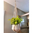 Shineloha Indoor/Outdoor Macrame Plant Hanger, 43inch Long, for 12 inch ...