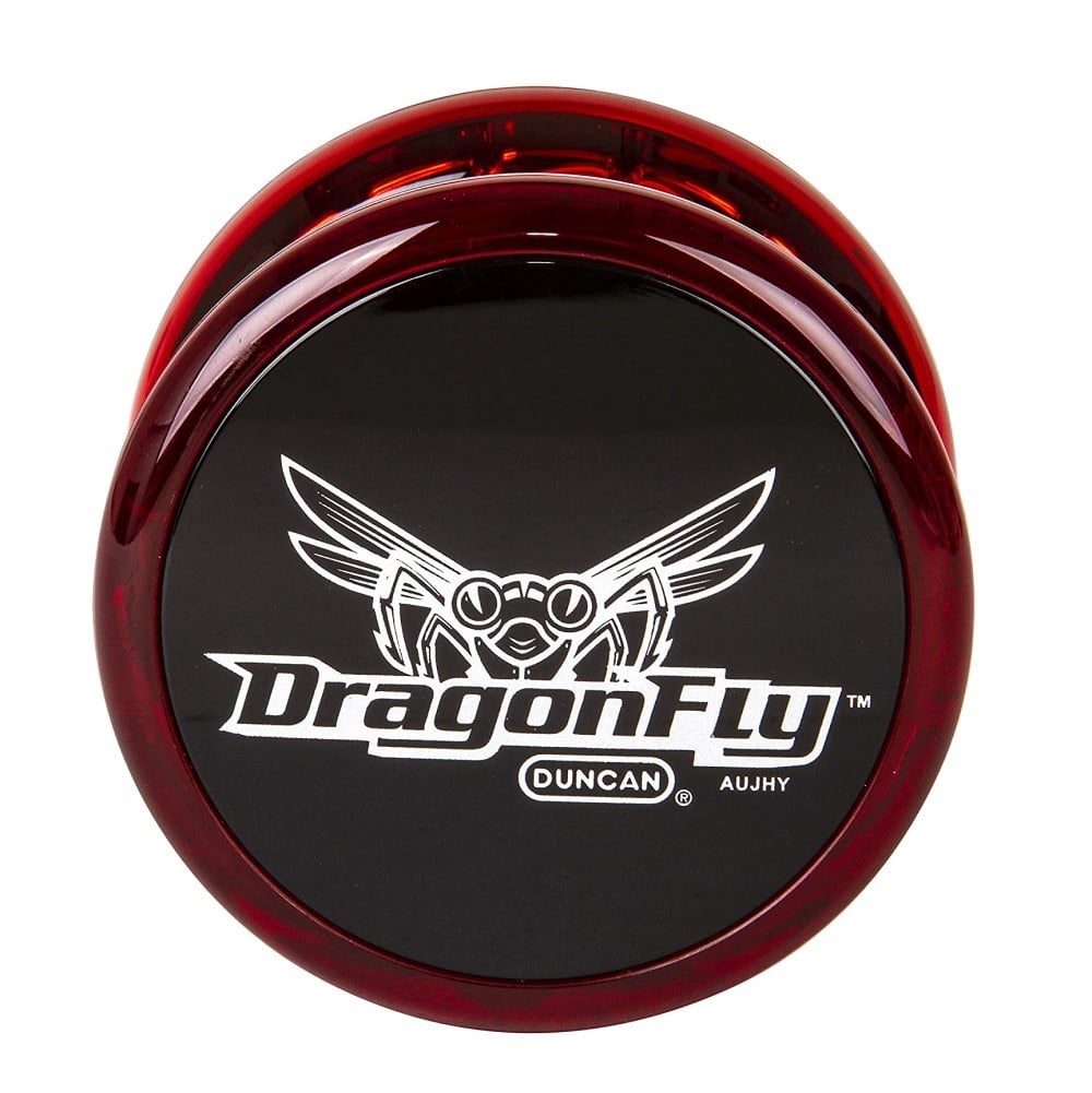 Duncan Dragonfly Yo-Yo - Transaxle YoYo Design (Red with Black Cap ...