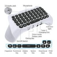 Popvcly Wireless Controller Keyboard for PS5, Bluetooth Chatpad with ...