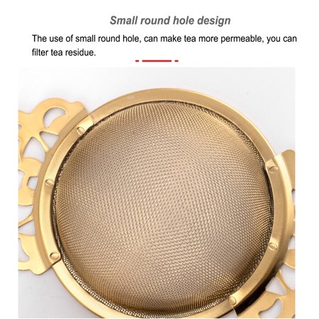 Home Restaurant Double Handle Tea Leaf Strainer Design Herbs Teas Herb ...