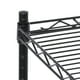 ZENSTYLE 31.2" H Metal Frame 3-Shelf Kitchen Storage Shelves, Black ...