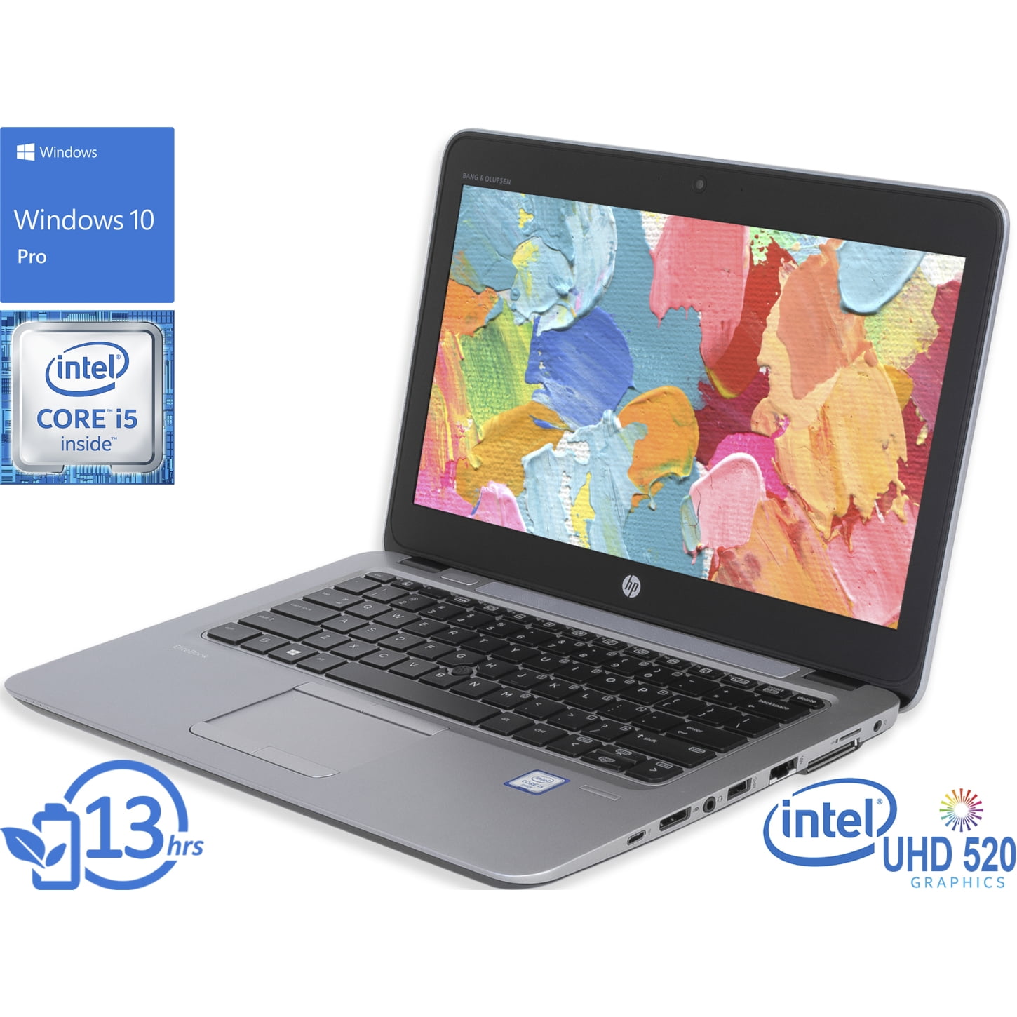 HP EliteBook 820 G3 Notebook, 12.5" FHD Display, Intel Core i5-6300U ...