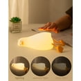 LED Lying Flat Duck Night Light, 3 Level Dimmable Nursery Nightlight ...