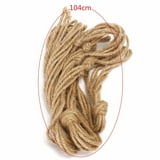 "Indoor/Outdoor 41"" Hemp Jute Rope Plant Hanger, Pot Holder Hanging ...