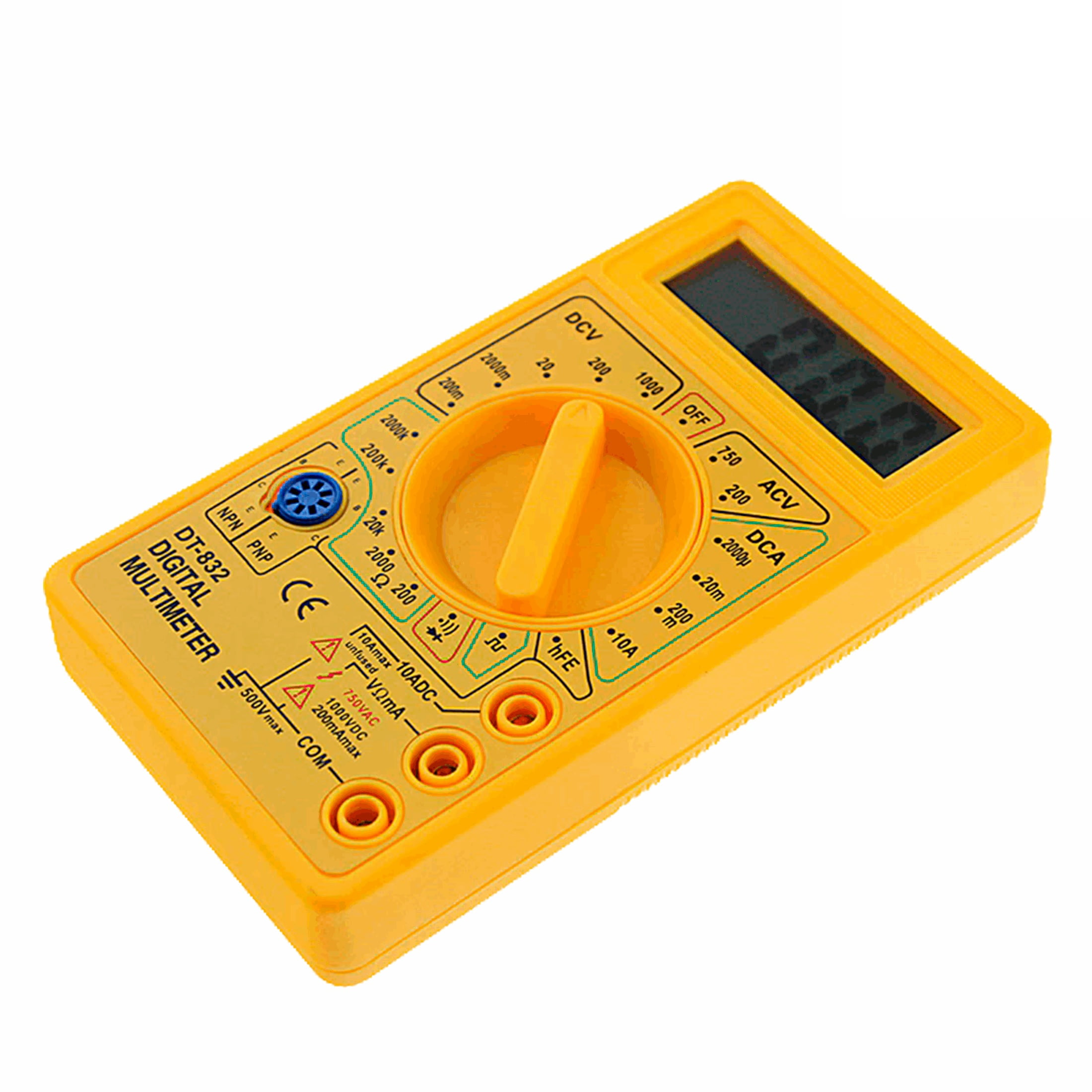 Multimetro Digital DT832 Color Amarillo kasant | Walmart en línea